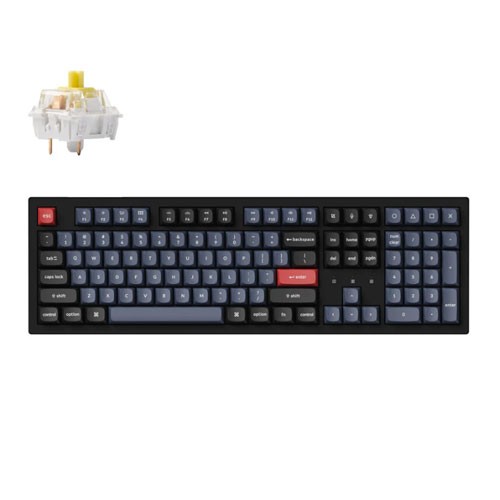 Keychron K10 Pro Banana 100% RGB bežična mehanička tastatura K10P-H4