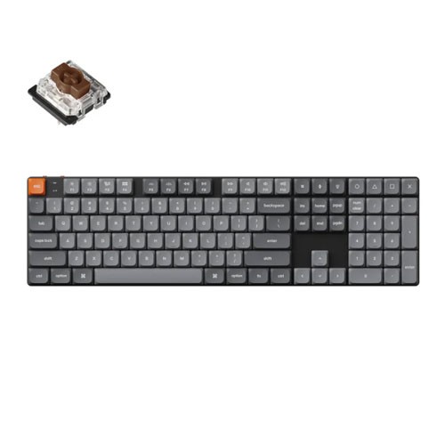 Keychron K5 Max Brown 100% RGB bežična mehanička tastatura K5M-H3