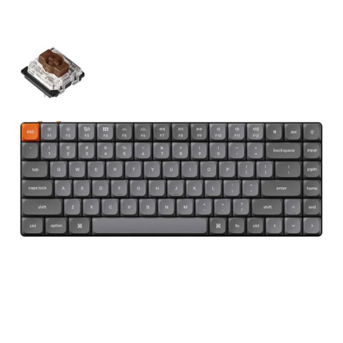 Keychron K3 Max Brown 75% RGB bežična mehanička tastatura K3M-H3