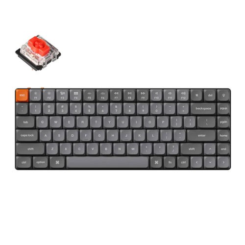 Keychron K3 Max Red 75% RGB bežična mehanička tastatura K3M-H1