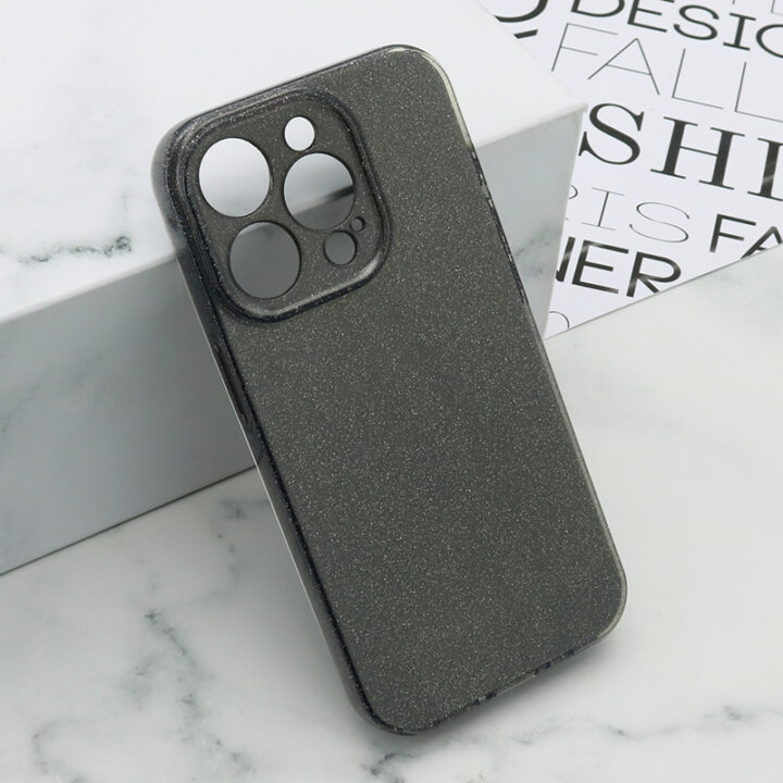 FUTROLA GLOW SHINING ZA IPHONE 15 PRO (6.1) TAMNO SIVA