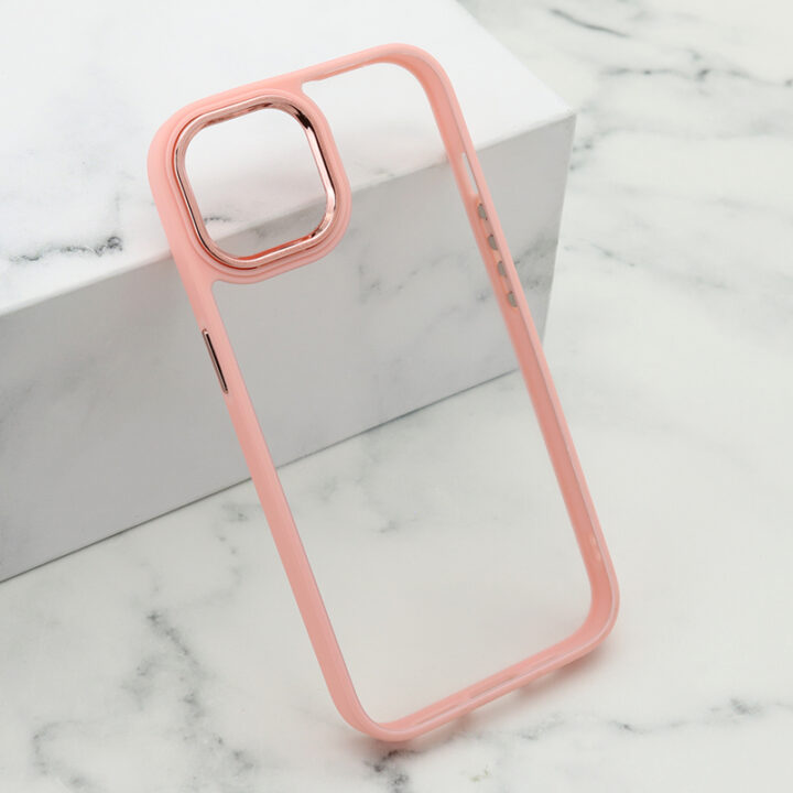 FUTROLA ELEGANT EDGE ZA IPHONE 15 PLUS (6.7) ROZE