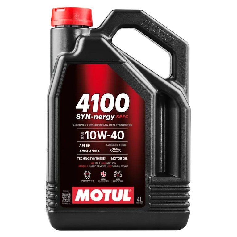 MOTUL 4100 SYN-NERGY SPEC 10W40 4/1