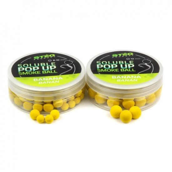 STEG SOLUBLE POP UP SMOKE BALL 12MM BANANA