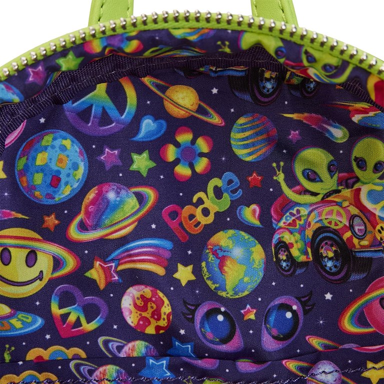 Lisa Frank Cosmic Alien Ride Mini Backpack