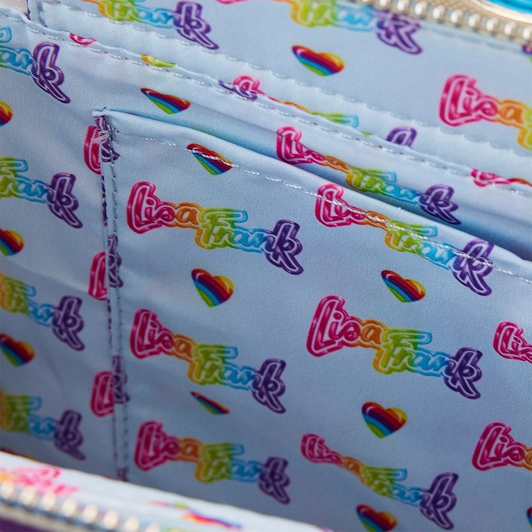 Lisa Frank Rainbow Cloud Handle Chain Strapbody Bag