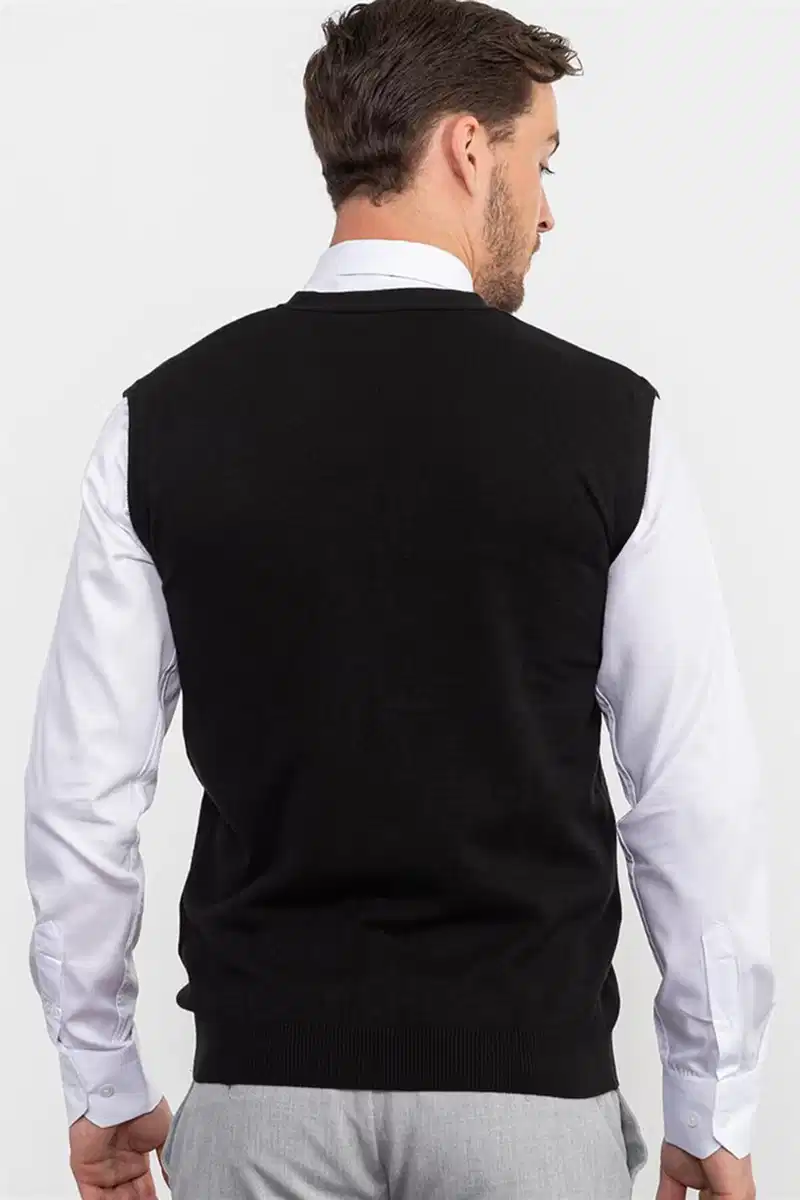 Slim Fit Pleteni Prsluk