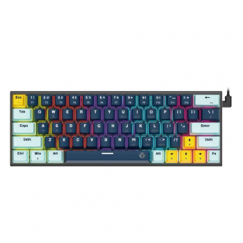 Tastatura mehanicka Gaming Fantech MK874 RGB Atom 63 Navy (RED switch)