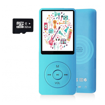 MP3 Player Bluetooth 32GB plavi