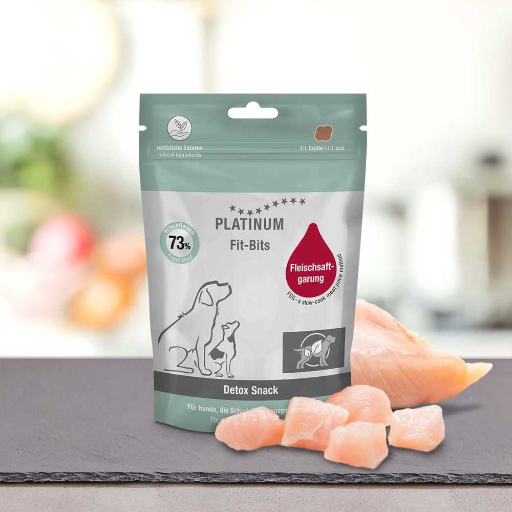 PLATINUM poslastica za pse Fit-Bits Detox Snacks 150g