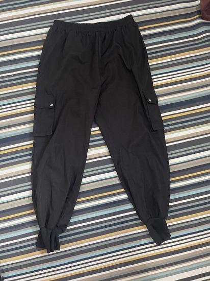 Shein crne džeparice cargo pantalone XL SNIZ