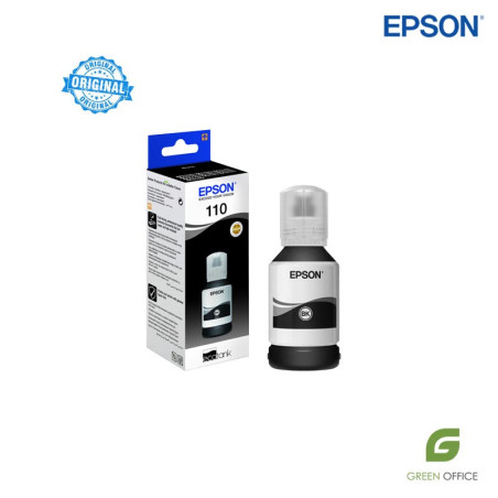Epson 110 EcoTank pigment black mastilo original 120 ml