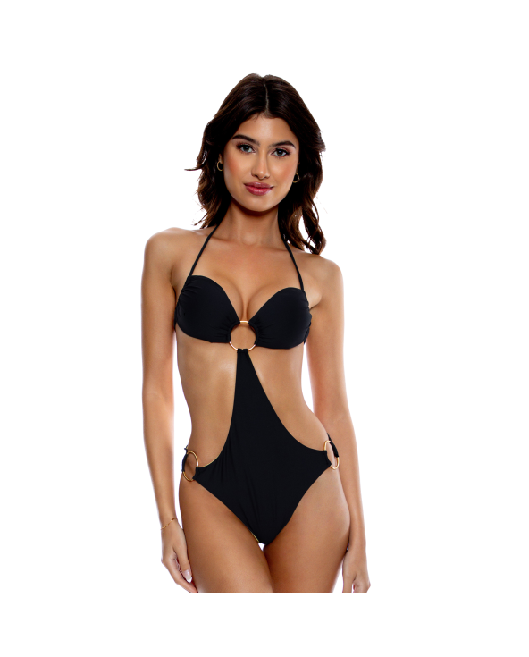 Ring Bandeau Monokini Black