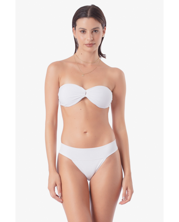 Bandeau Tropical White