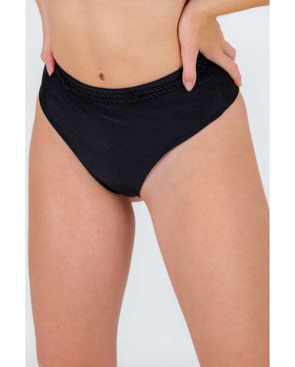 Bottom Shimmer-Black Hotpants