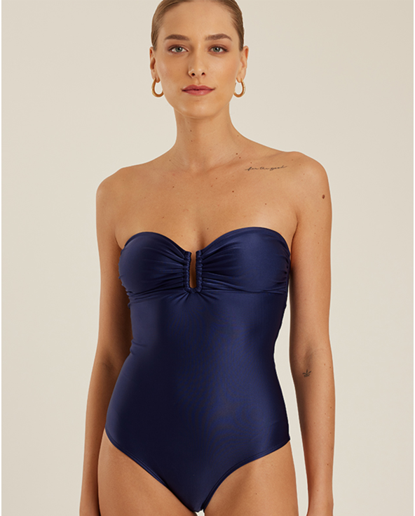 Recycled Bandeau One Piece Tide