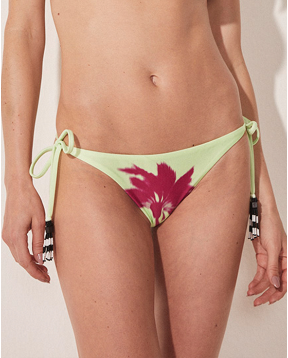 Bottom Bikini Cortininha Verde