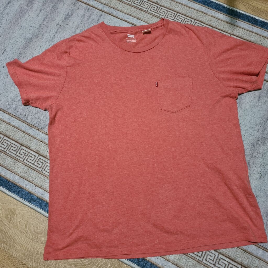 Men's T-shirt LeviS, L (EU 40), bоја - Crvena
