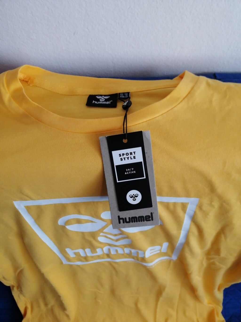 Men's T-shirt Hummel, XL (EU 42), bоја - Žuta