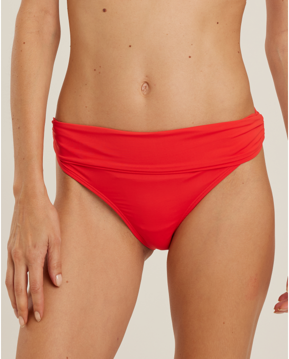 Bottom Bandeau Ruched Essentials Watermelon