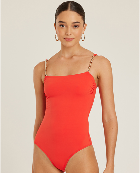 Bio Chain Strap One Piece Watermelon