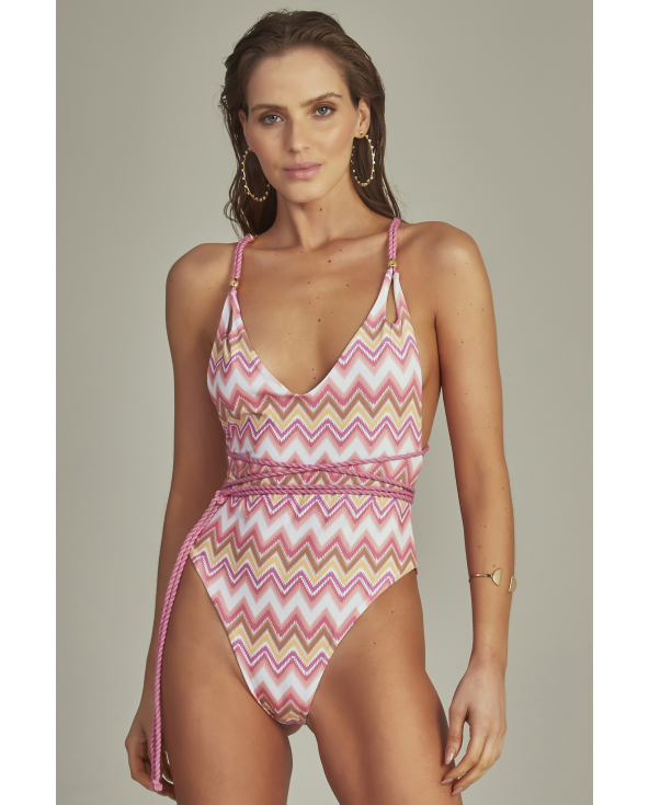 Leticia Body Pink Chevron