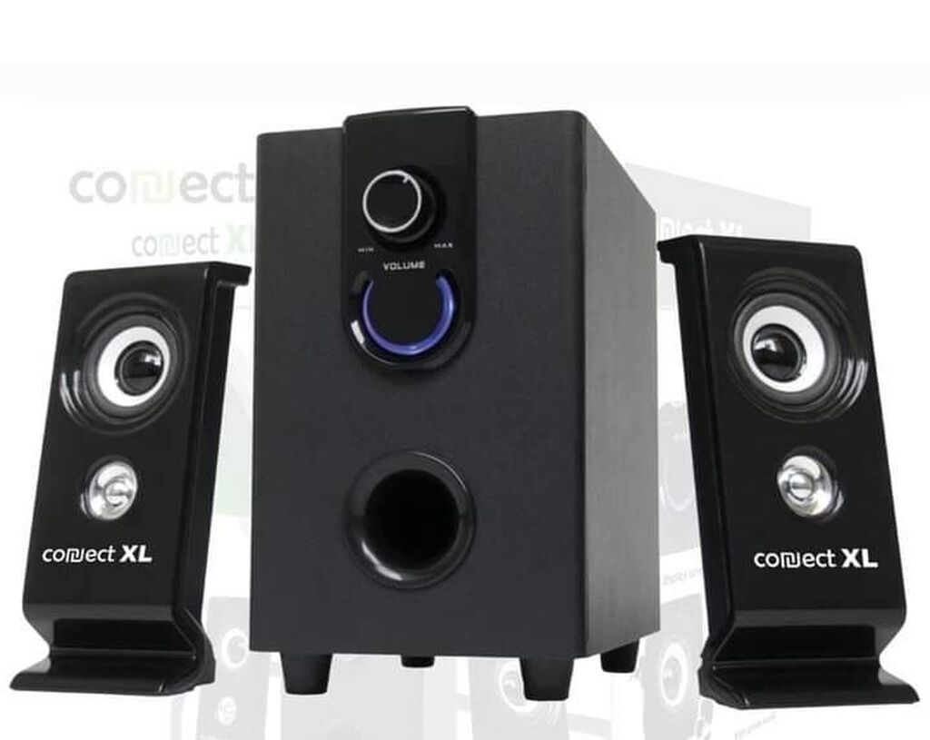 Zvučnik, set, 2.1, AC 220V, crna boja Connect XL CXL-SP410 je