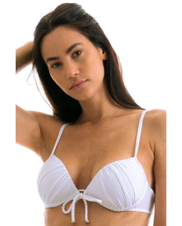 Top Cloque Branco Balconet