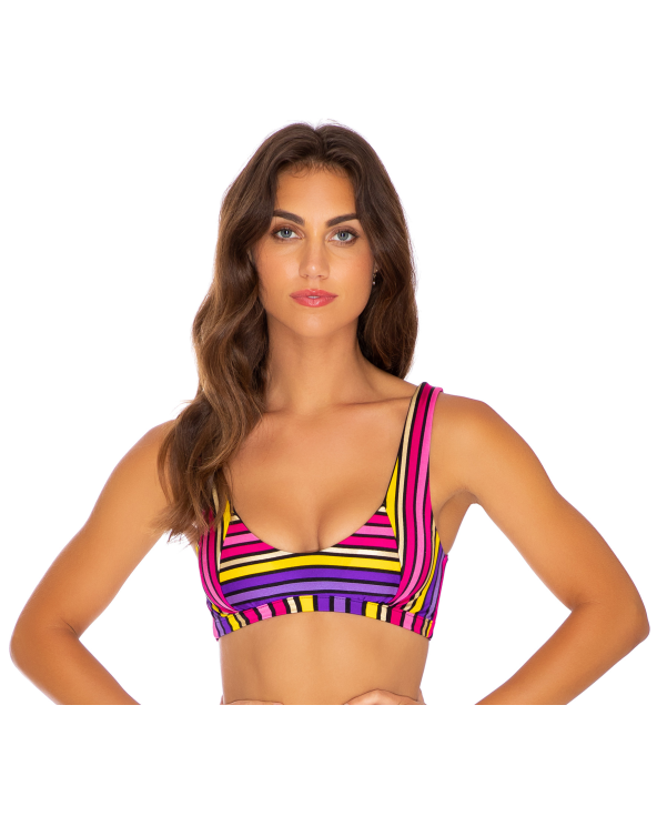 Top Party Ruched Multicolor