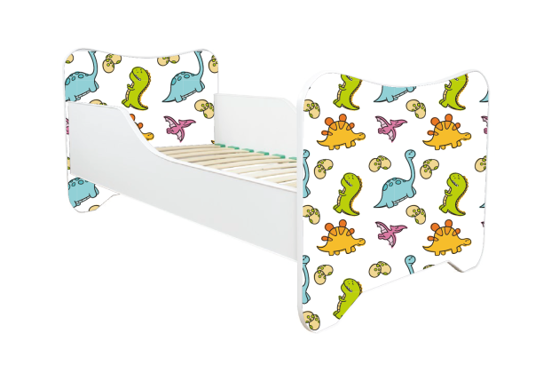 ABC Beds Dečiji Krevet 160X80 cm Šareni Dino