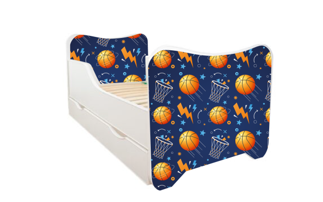 ABC Beds Dečiji Krevet sa Fiokom 160X80 cm Košarka