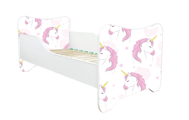 ABC Beds Dečiji Krevet 160X80 cm Mini Roze Jednorog