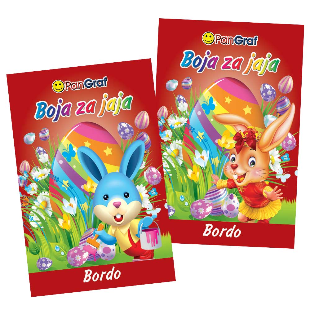 BOJA ZA JAJA BORDO PANGRAF