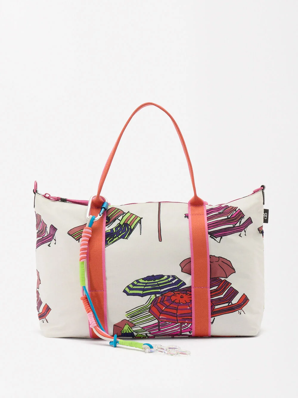 Printed Nylon Tote Bag