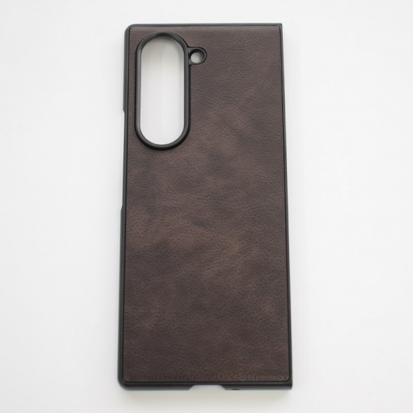 Maska Leather za Samsung Galaxy Z Fold 6 braon