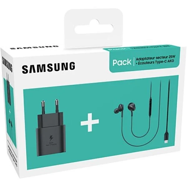 Samsung Start Kit (punjač 25w+ slušalice AKG Type-C) crna