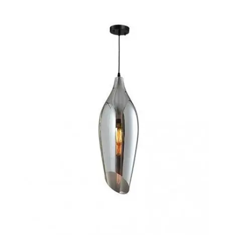 LUNA 74 Visilica 1*E27 COGNAC GLASS, Hrom