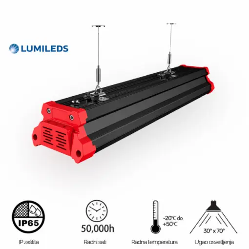 Lumileds BR-HBL LED svetiljka 100W, 03, Crno-Crvena