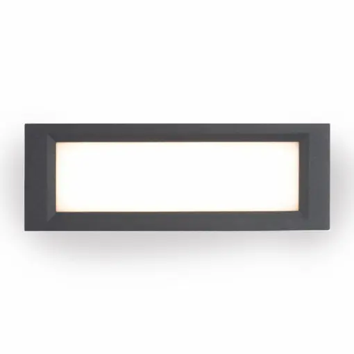 JM-073 LED Zidna svetiljka 6.5W, 3000K, IP65, Crna Antracit