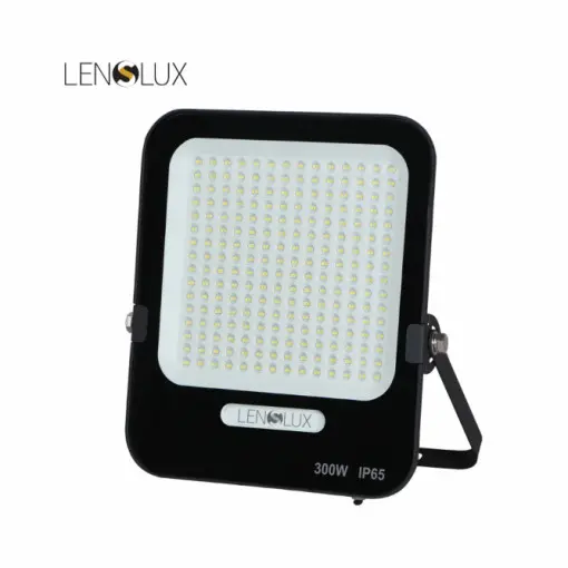 LensLux IK03 LED Reflektor 300W, 6500K, Crni