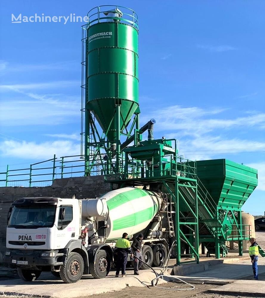 Nova Constmach Dry Type Concrete Batching Plant 60 M3 Capacity 2 Years Guarante fabrika betona