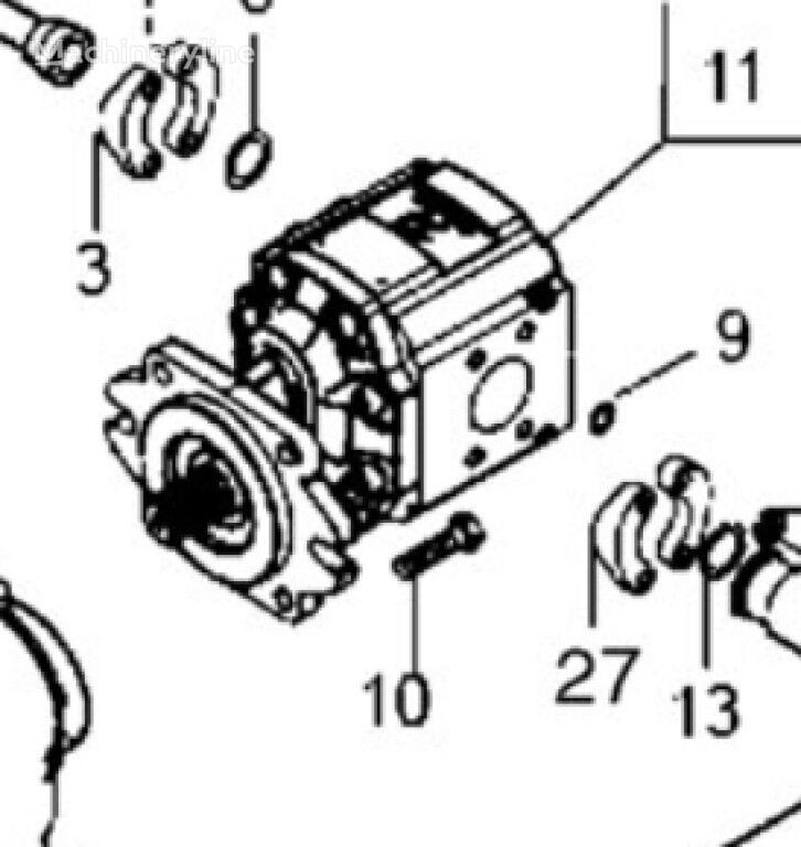 Case 89500429135 89500429135 hidraulična pumpa za 325 327B 330 330B bagera