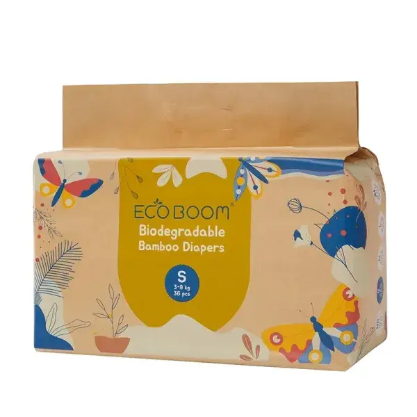 Eco Boom Joy Pelene za bebe, M, 6-10 kilograma, 32 komada