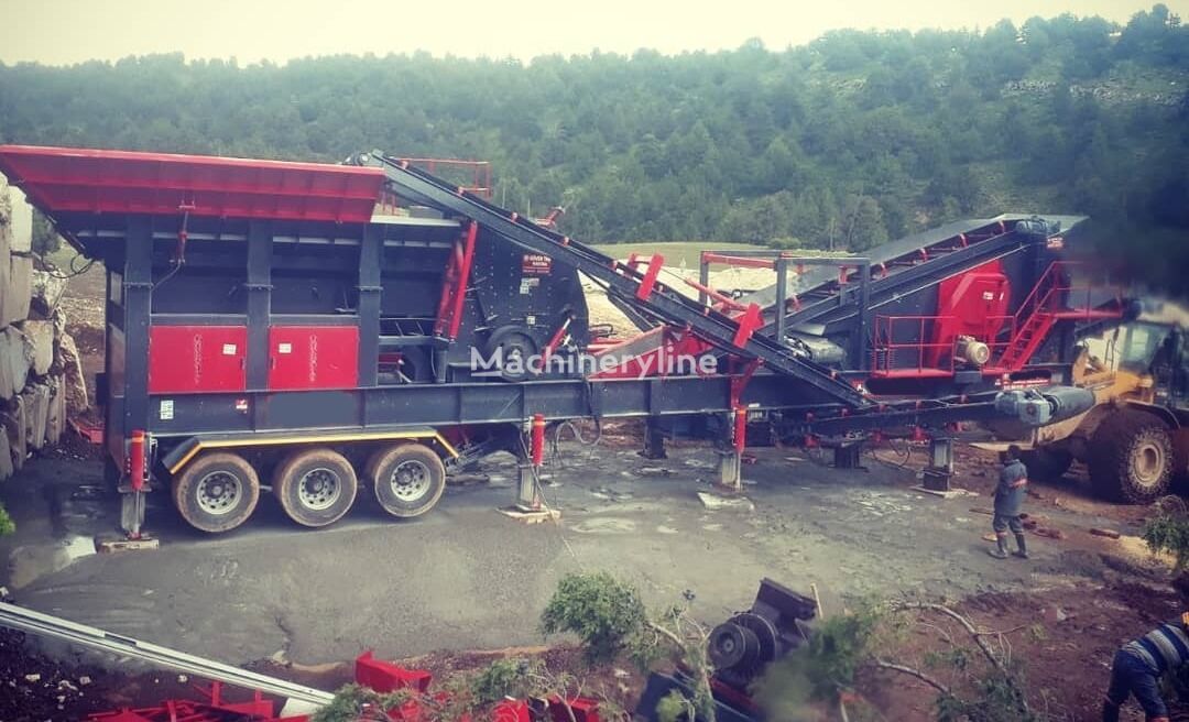 Novo Constmach Mobile Limestone Stone Crushing and Screening Plant with 250-300 mobilna postrojenje za drobljenje