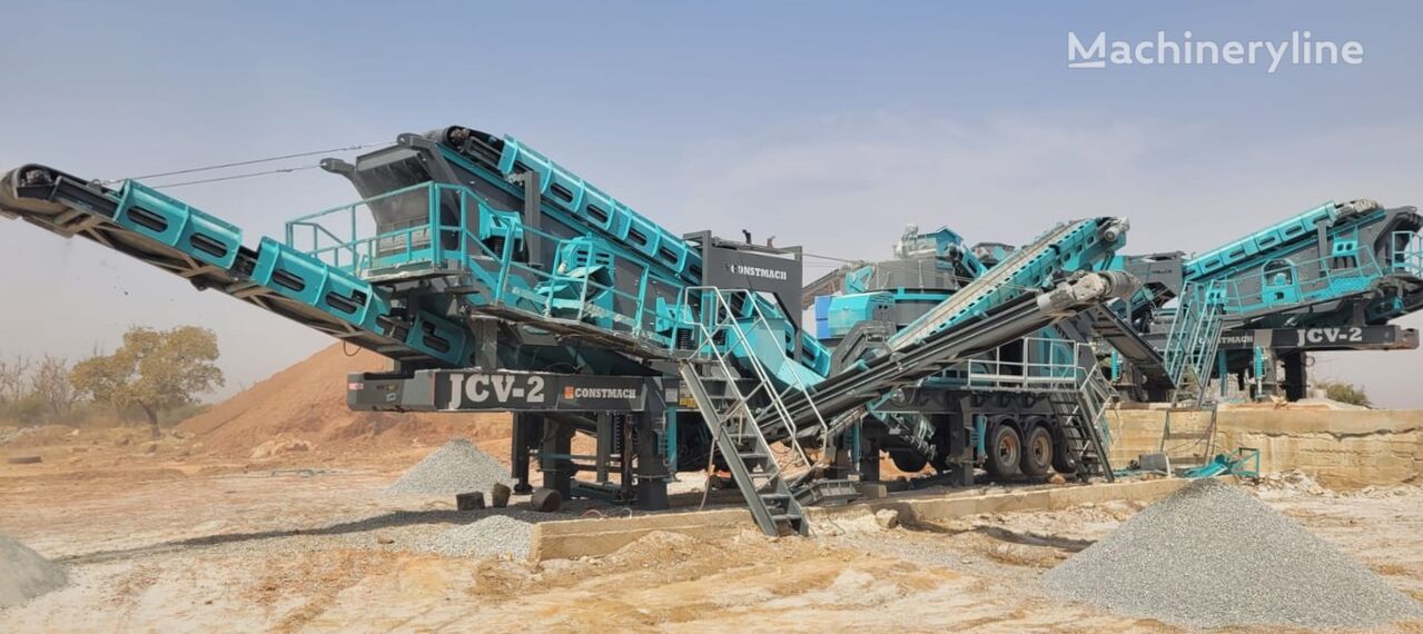 Novo Constmach Mobile Stone Crushing Plant 150 T/S Capacity Delivery from Stock mobilna postrojenje za drobljenje