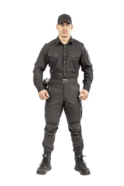 Armagedon Tactical Muške taktičke pantalone P1, Crne