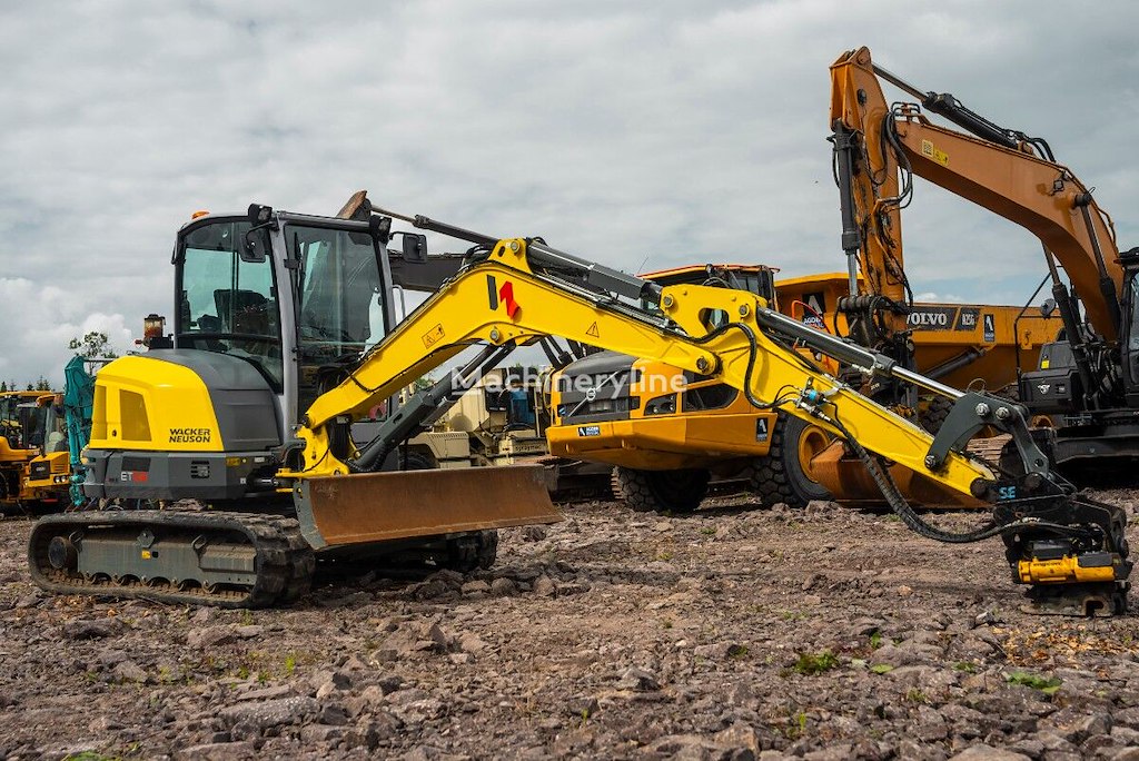 Prodaje se Wacker Neuson ET58 med rotortilt. Kun 360 timer! mini bager na aukciji