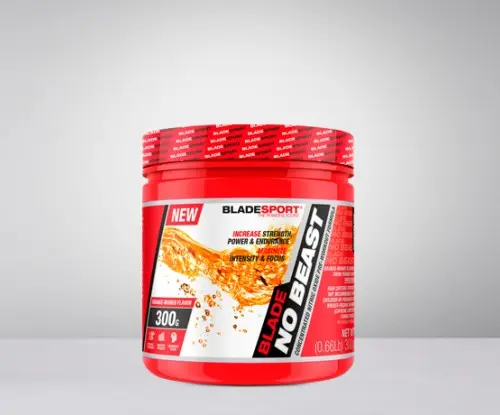 BLADE SPORT Pre-workout formula No Beast, Narandža-mango, 300g