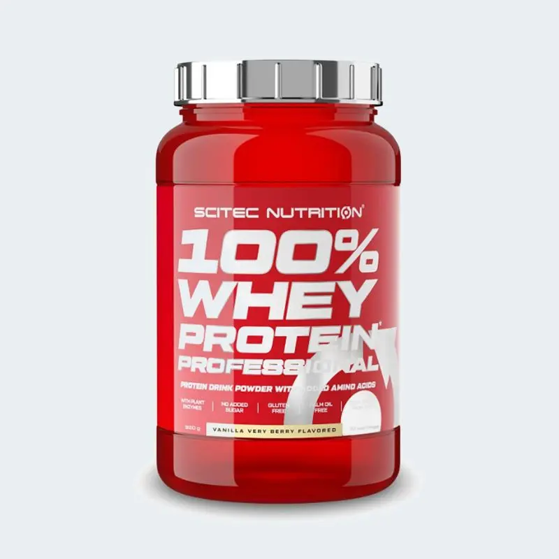 Scitec Nutrition Potein 100% Whey Professional, Vanila-šumsko voće 920g