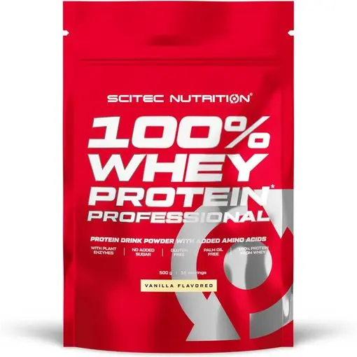 Scitec Nutrition Potein 100% Whey Professional, Vanila 500g